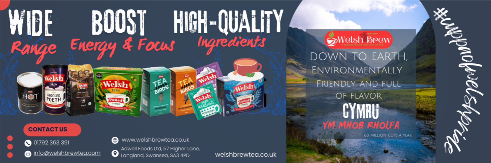 Advertising students create bilingual branding for Welsh Brew Tea ...