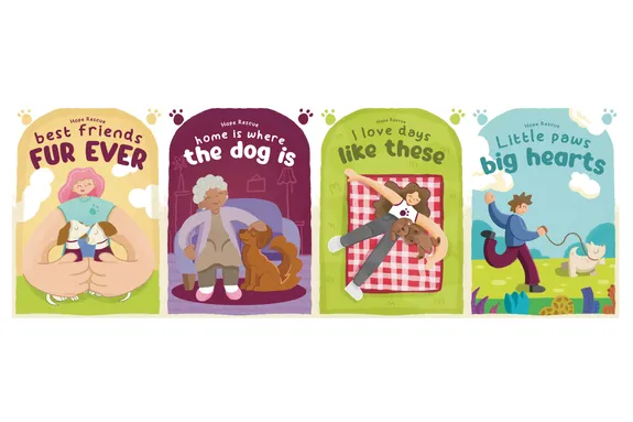 Illustration students design heartwarming Hope Rescue campaign ...